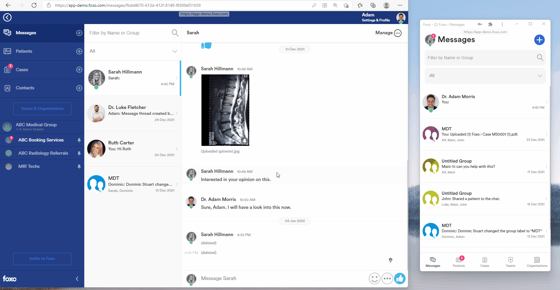 Archiving & Restoring Message Threads